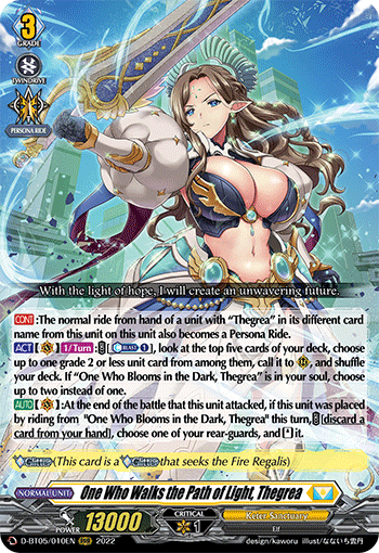 One Who Walks The Path Of Light Thegrea Card List Cardfight 