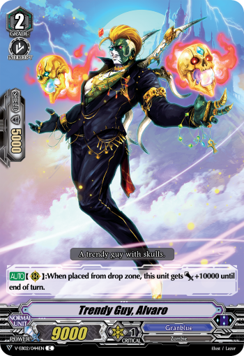Trendy Guy Alvaro Card List Cardfight Vanguard Trading Card Game 