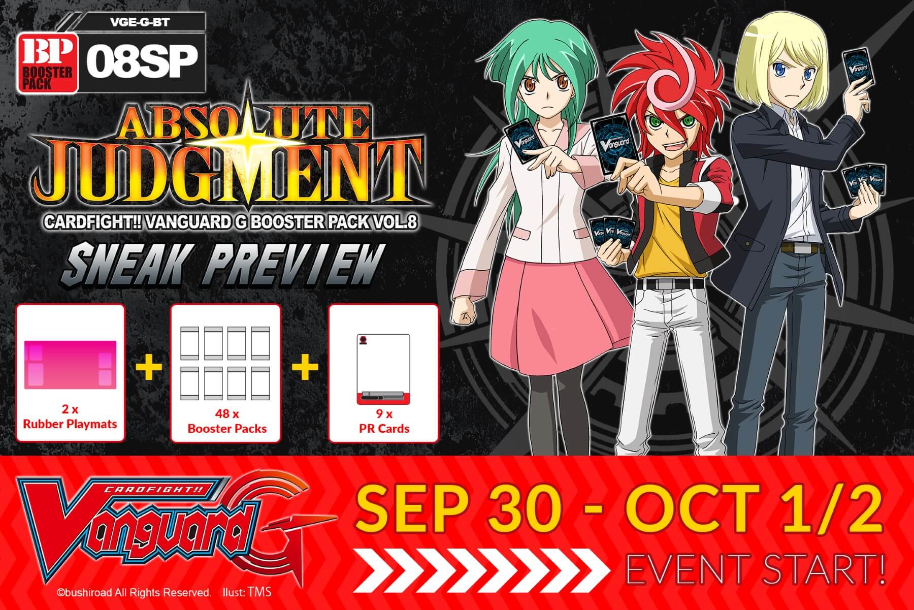 Cardfight!! Vanguard G Booster Pack Vol. 8: Absolute Judgment ...