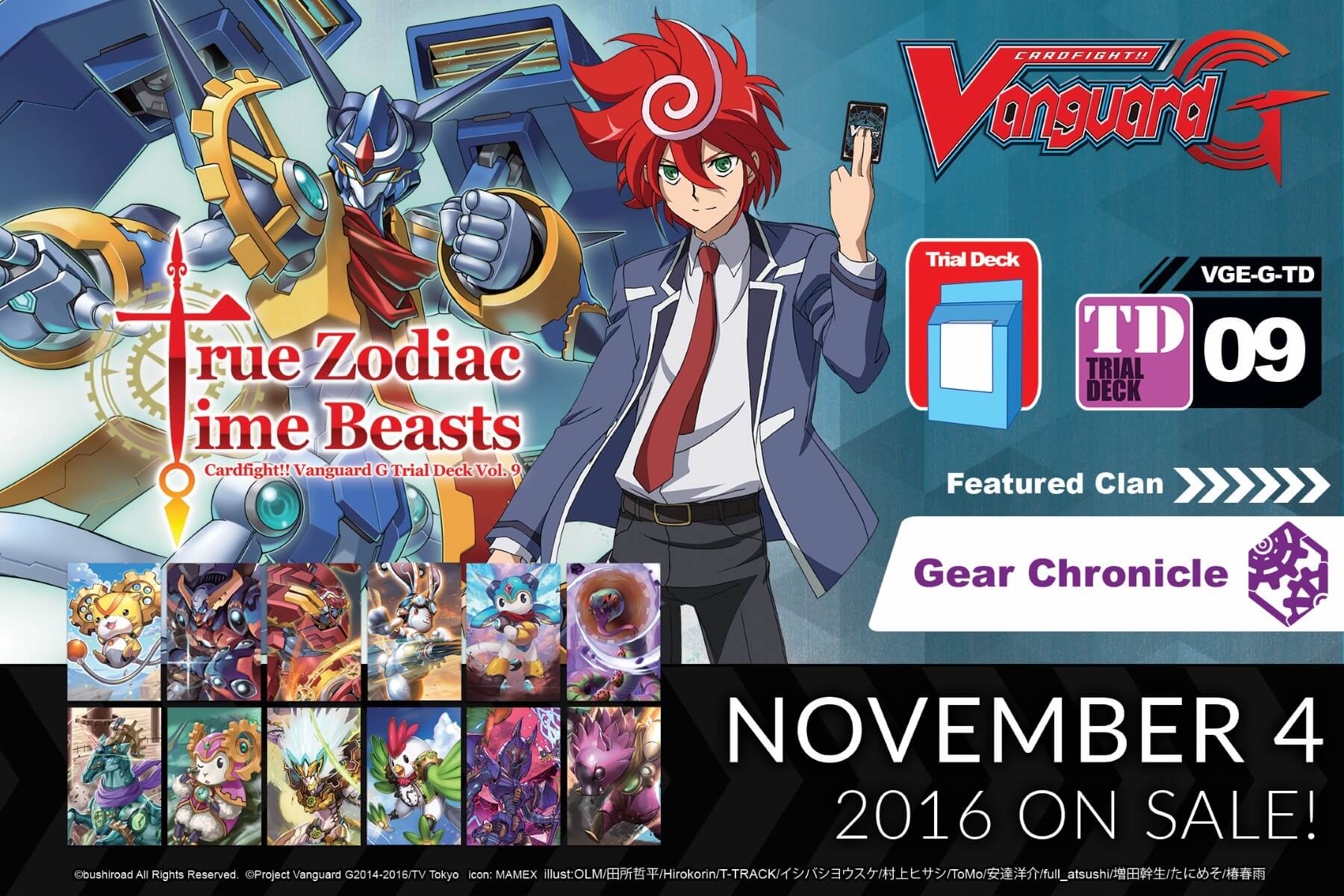 Cardfight!! Vanguard G Trial Deck Vol. 9: True Zodiac Time Beasts | CARDFIGHT!! VANGUARD